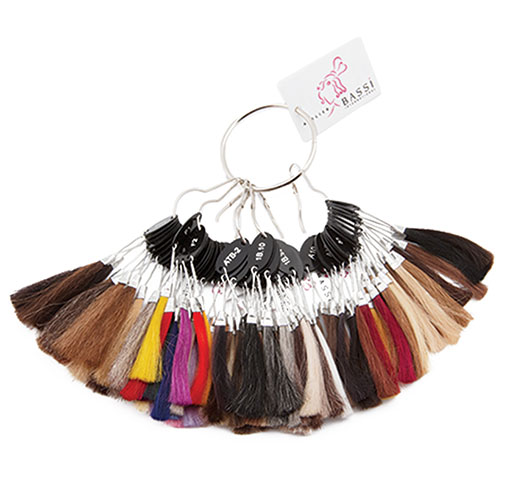 HAIR SAMPLE CARDS & RING | Atelier Bassi